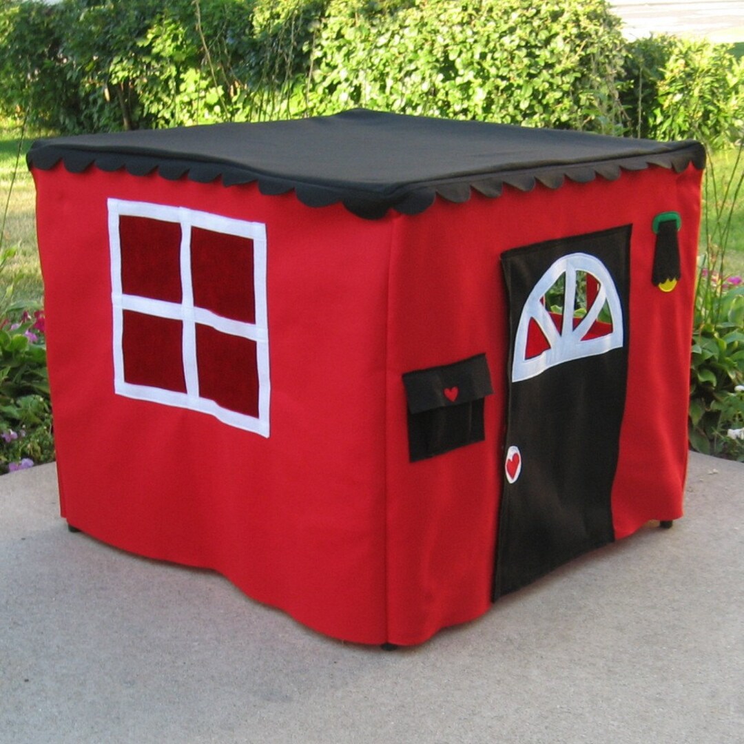 Red Card Table Playhouse, Custom Order Kids Gift - Etsy