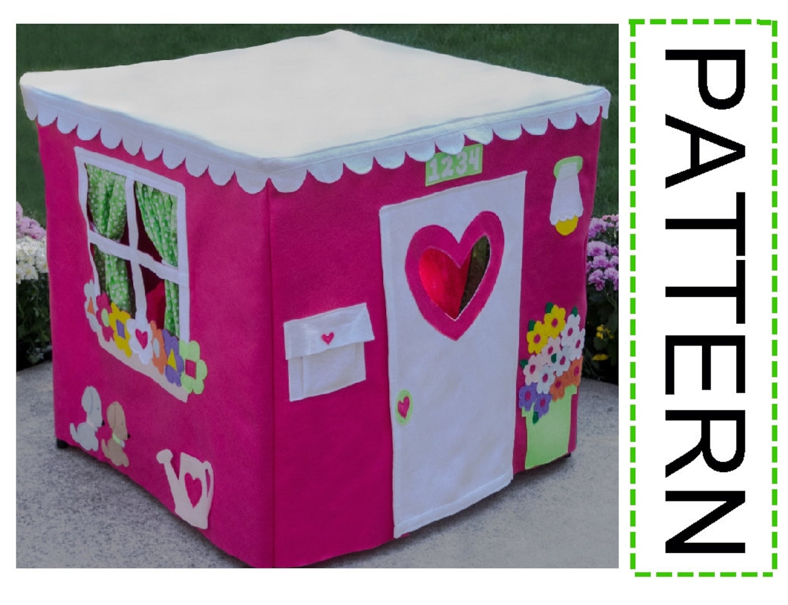 Card Table Playhouse Pattern Deluxe Sewing Pattern, Tablecloth ...