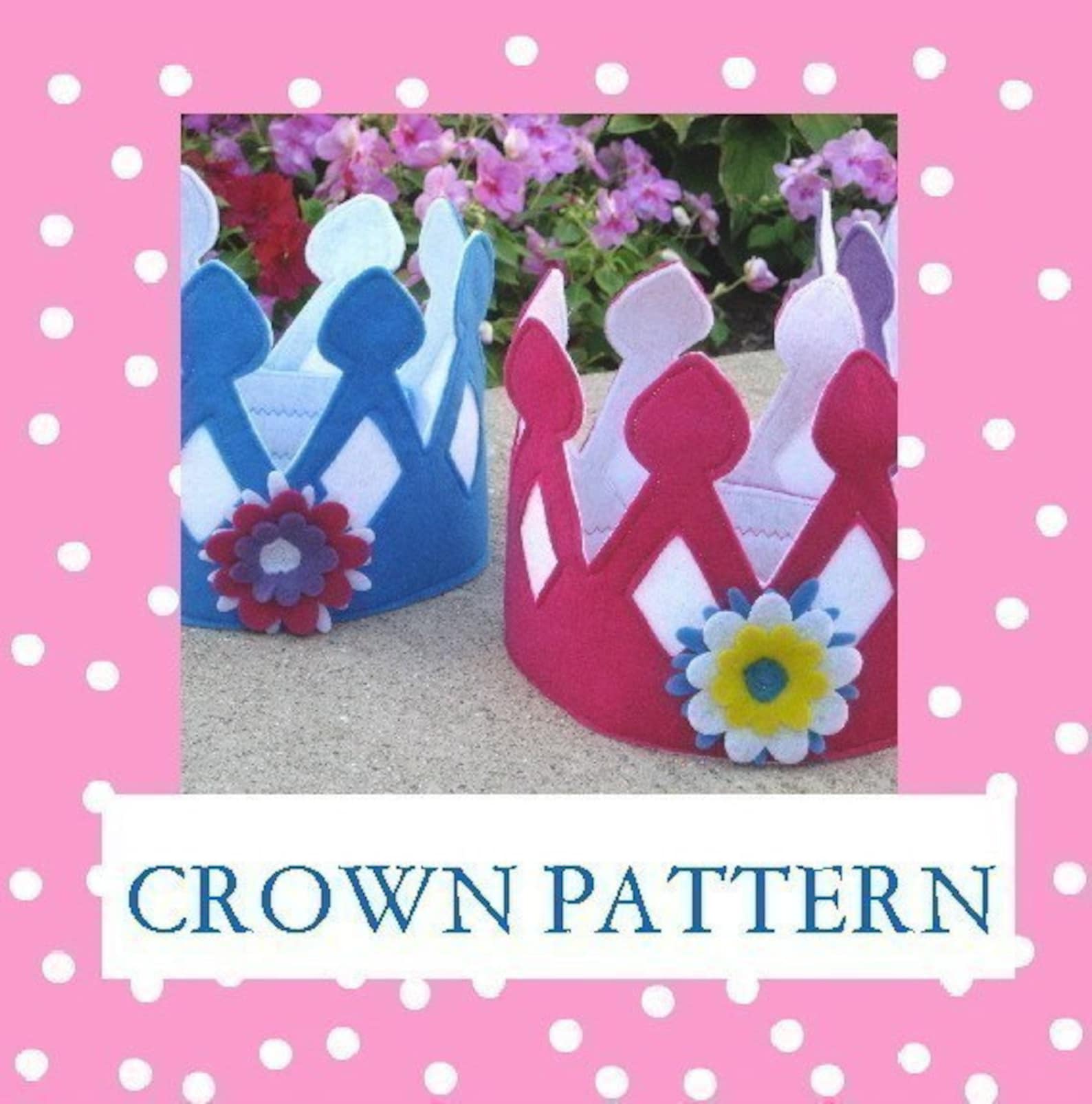 Felt Crown Pattern for Your Prettiest Princess and Most - Etsy