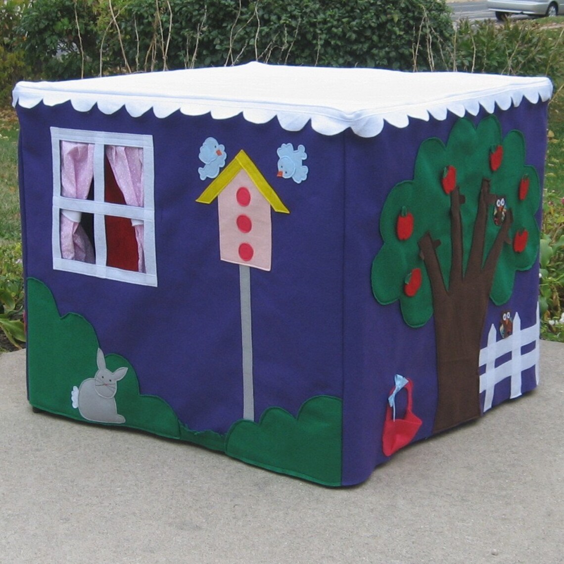 Tablecloth Playhouse Card Table Playhouse Personalized - Etsy