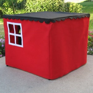 Red Card Table Playhouse, Custom Order Kids Gift - Etsy
