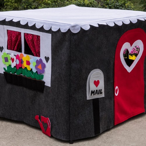 Card Table Playhouse Custom Order Bright and Blue Basic - Etsy