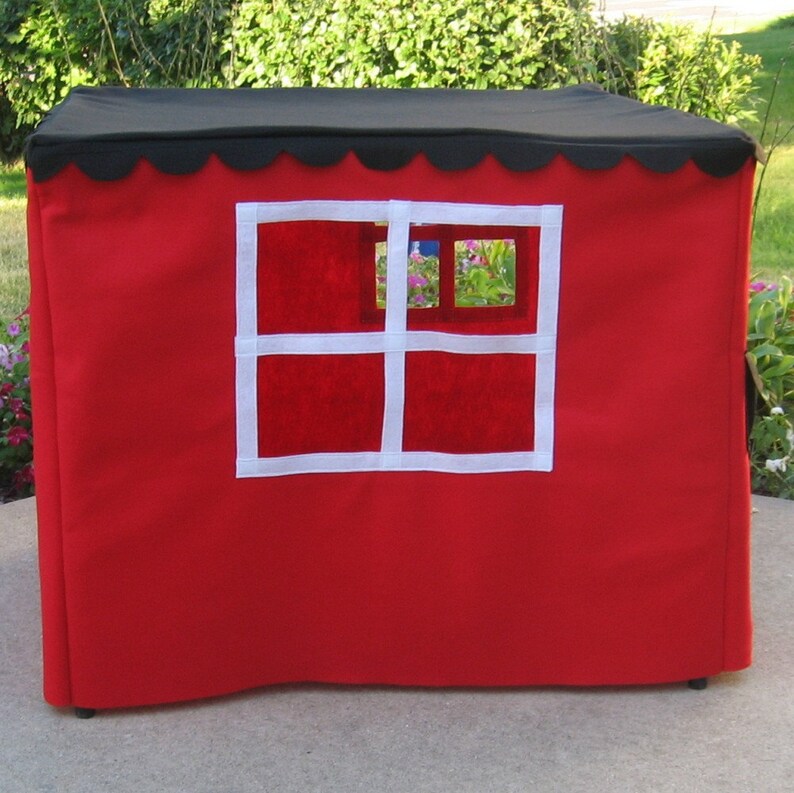 Red Card Table Playhouse, Custom Order Kids Gift - Etsy