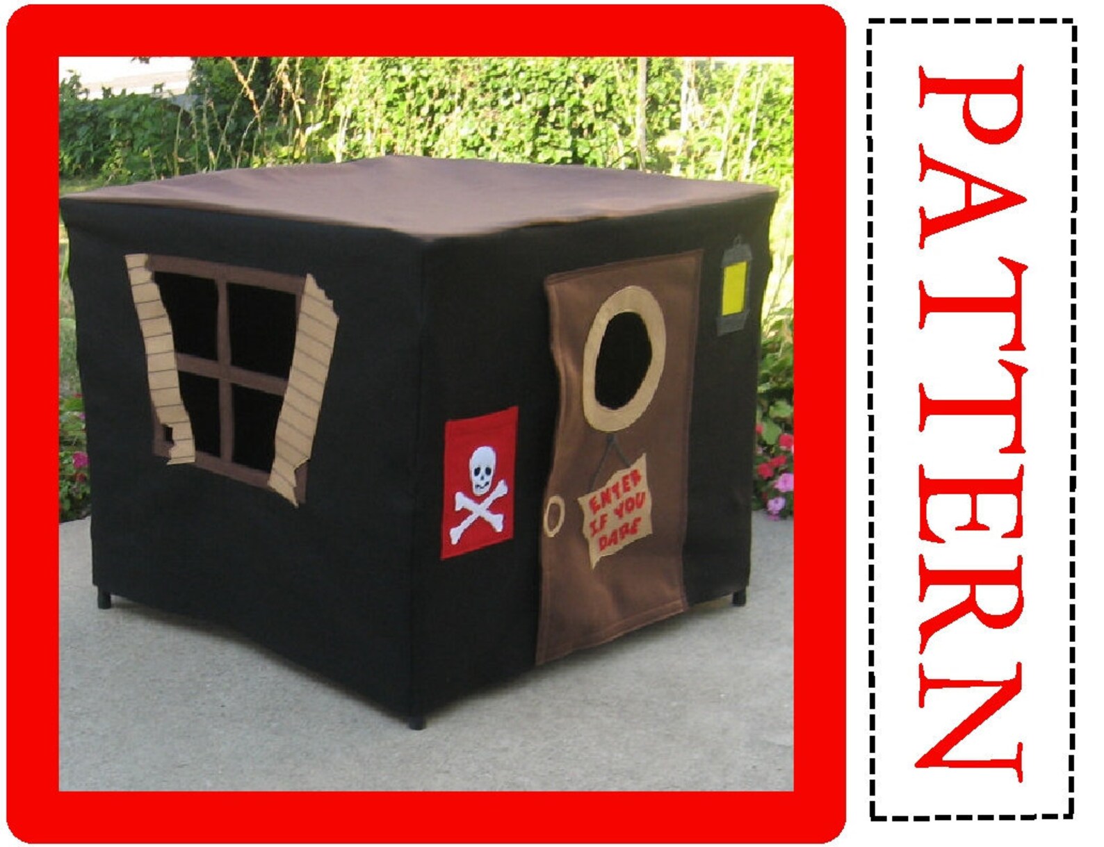Card Table Playhouse Sewing Pattern Pirate Playhouse Instant - Etsy ...