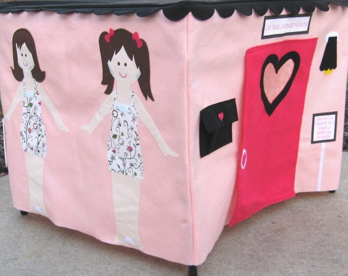 Paper Doll Boutique Card Table Playhouse, Personalized, Custom Order - Etsy