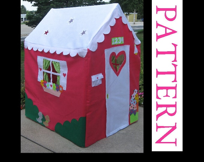 Fabric Playhouse PATTERN Design Your Own Table Tent for Boys and Girls ...