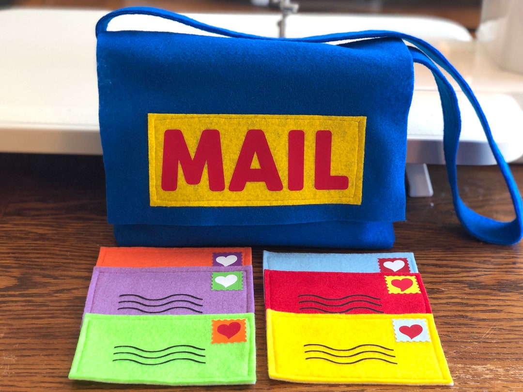 Play Mail Bag and Mail, Kids Mail Set, Gift for Toddler - Etsy