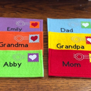 Kids Personalized Play Mail Set With Mail Bag and Personalized Letters ...