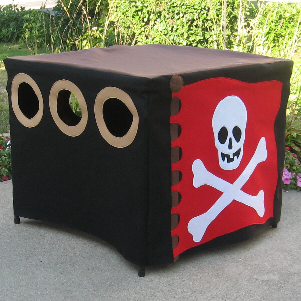 Card Table Playhouse Sewing Pattern Pirate Playhouse Instant - Etsy ...