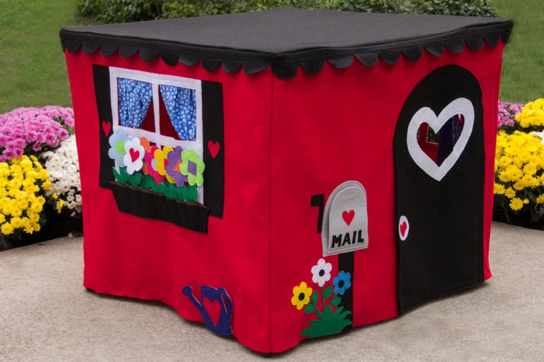Card Table Playhouse, Sweet Street Cottage, Custom Order - Etsy