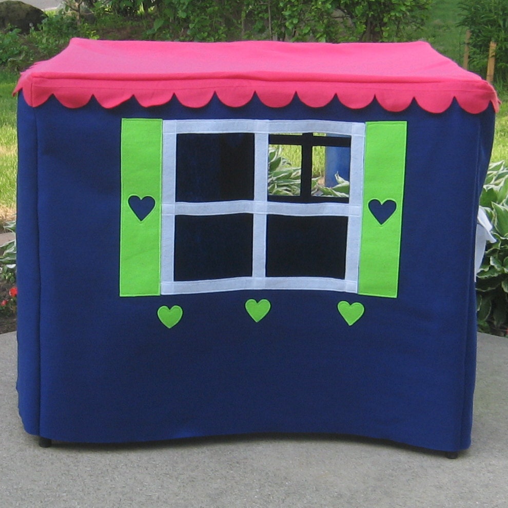Card Table Playhouse Custom Order Bright and Blue Basic - Etsy