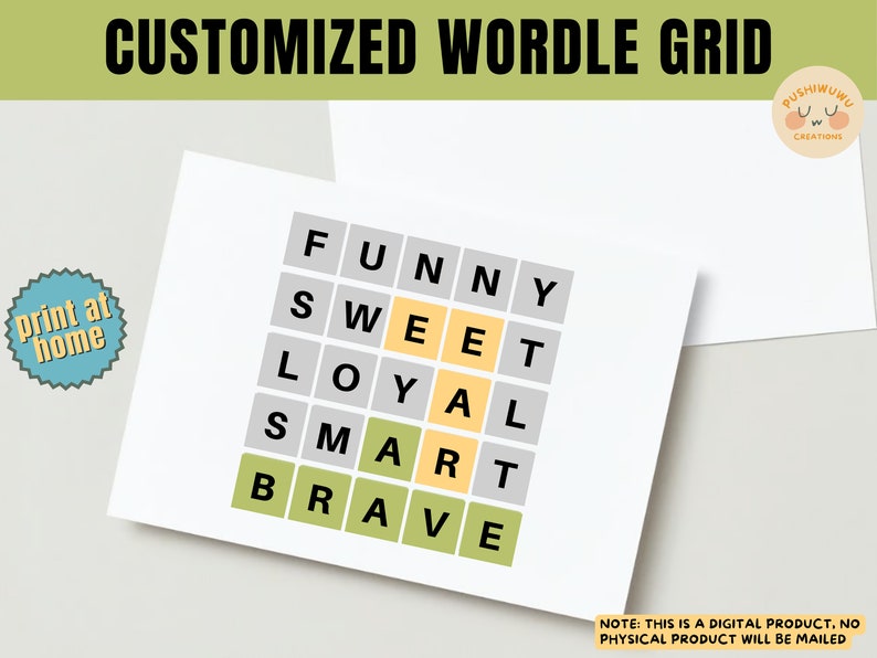 Wordle of the Day Customized and Personalized Wordle Downloadable ...