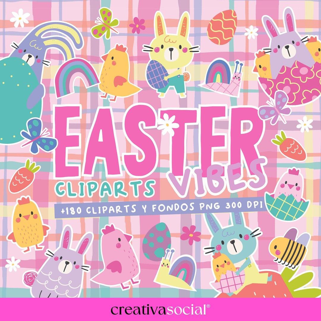 EASTER Cliparts & Patterns Digital Download - Etsy
