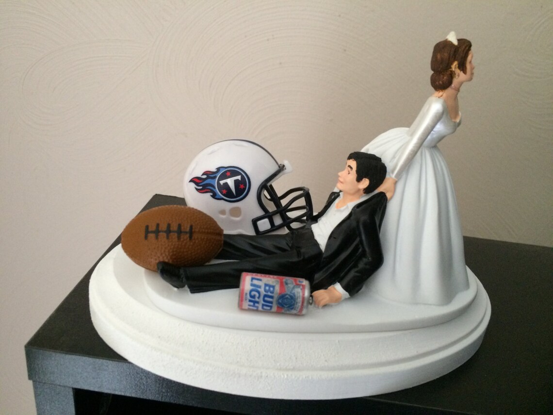 TENNESSEE TITANS Cake Topper Bridal Funny Humorous Wedding Day | Etsy