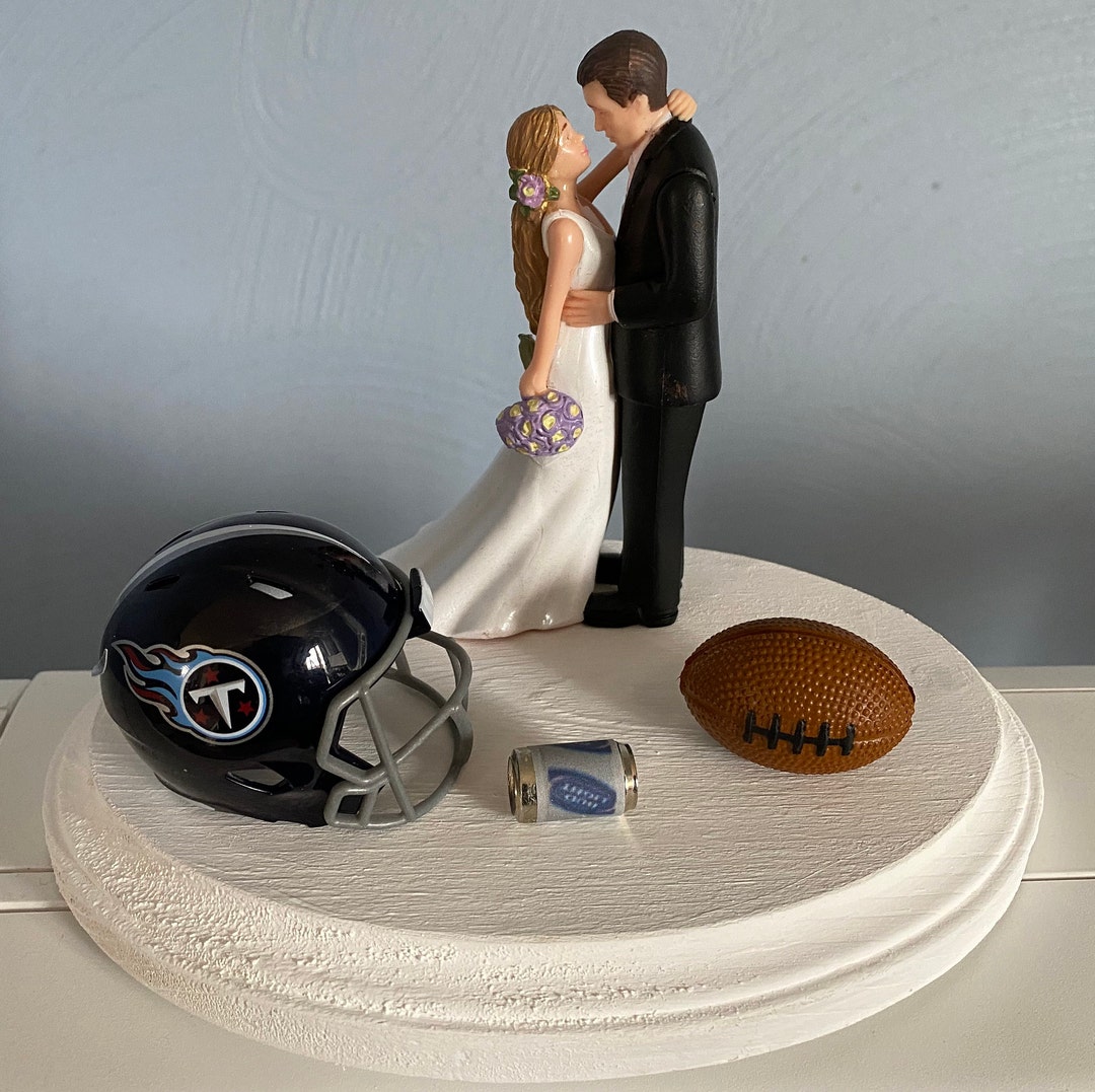 TENNESSEE TITANS Cake Topper Bridal Funny Humorous Wedding Day ...