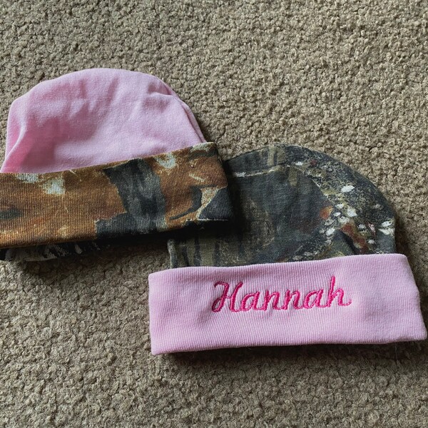 Pink Camo Hats - Etsy