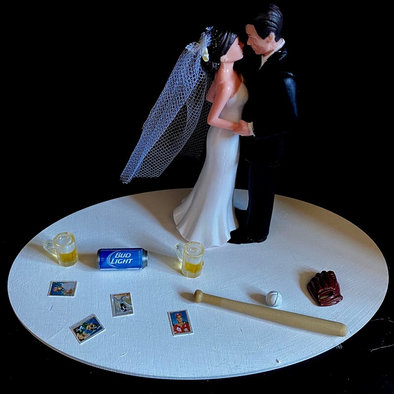 Baseball Wedding Topper - Etsy