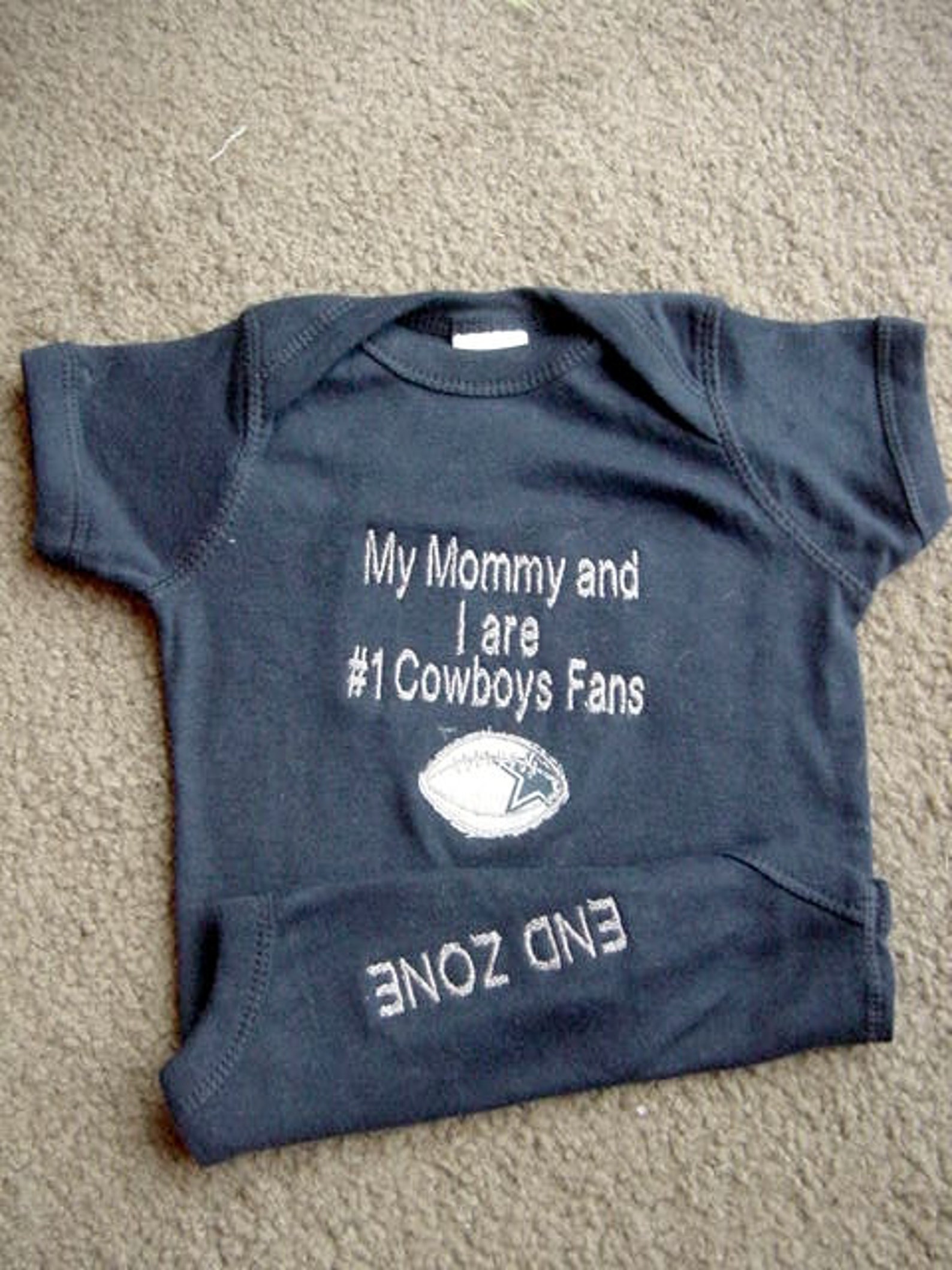 Personalized Dallas Cowboys Fan Football Baby Infant Newborn - Etsy