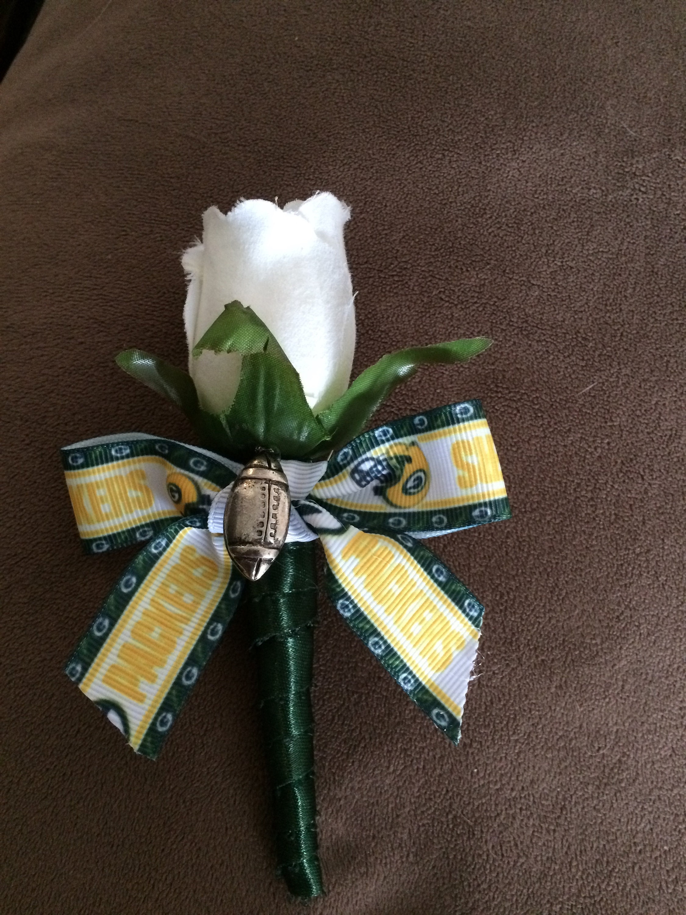Pittsburgh Steelers Real Touch Rose Boutonniere Wedding Reception ...