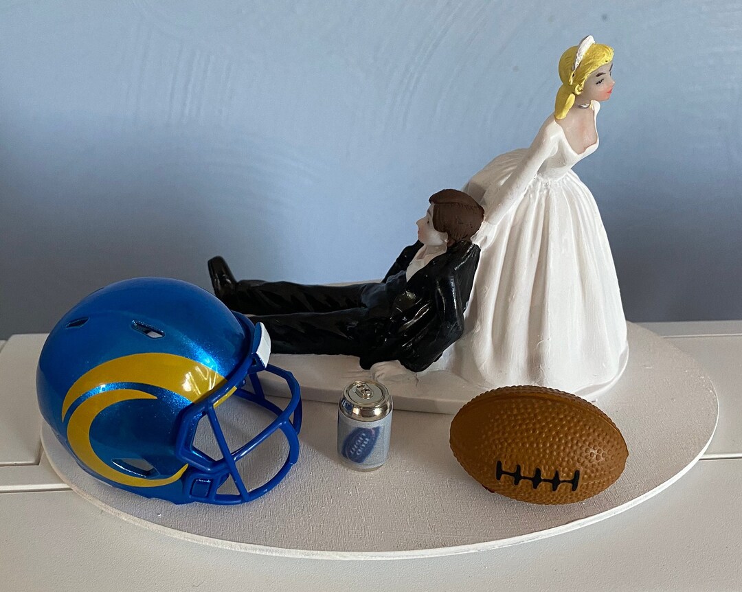 Los Angeles Rams Cake Topper Bridal Funny Humorous Wedding Day ...
