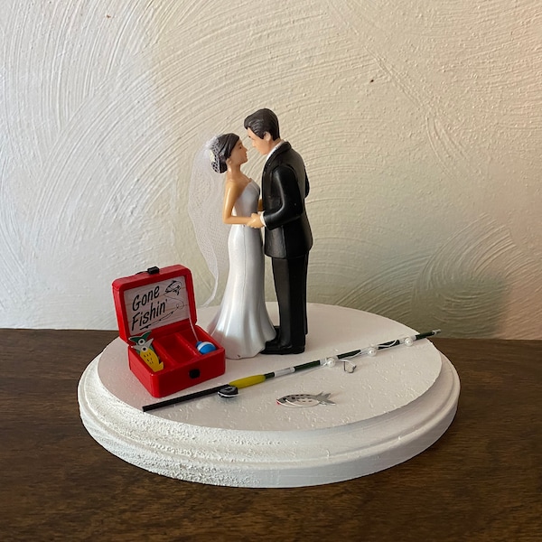 Bride and Groom Cake Topper Fish - Etsy