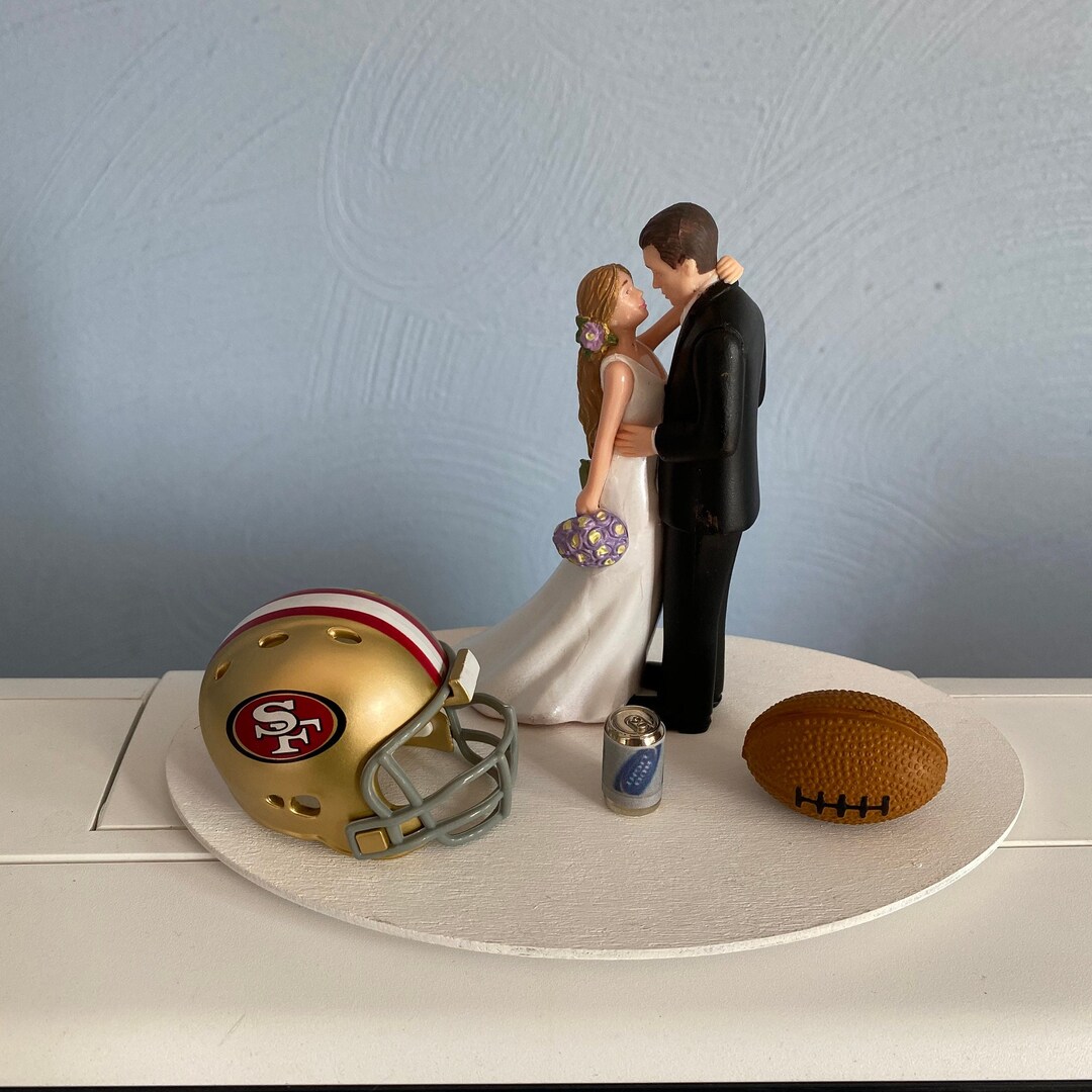 San Francisco 49ers Cake Topper Bridal Funny Humorous Wedding Day ...