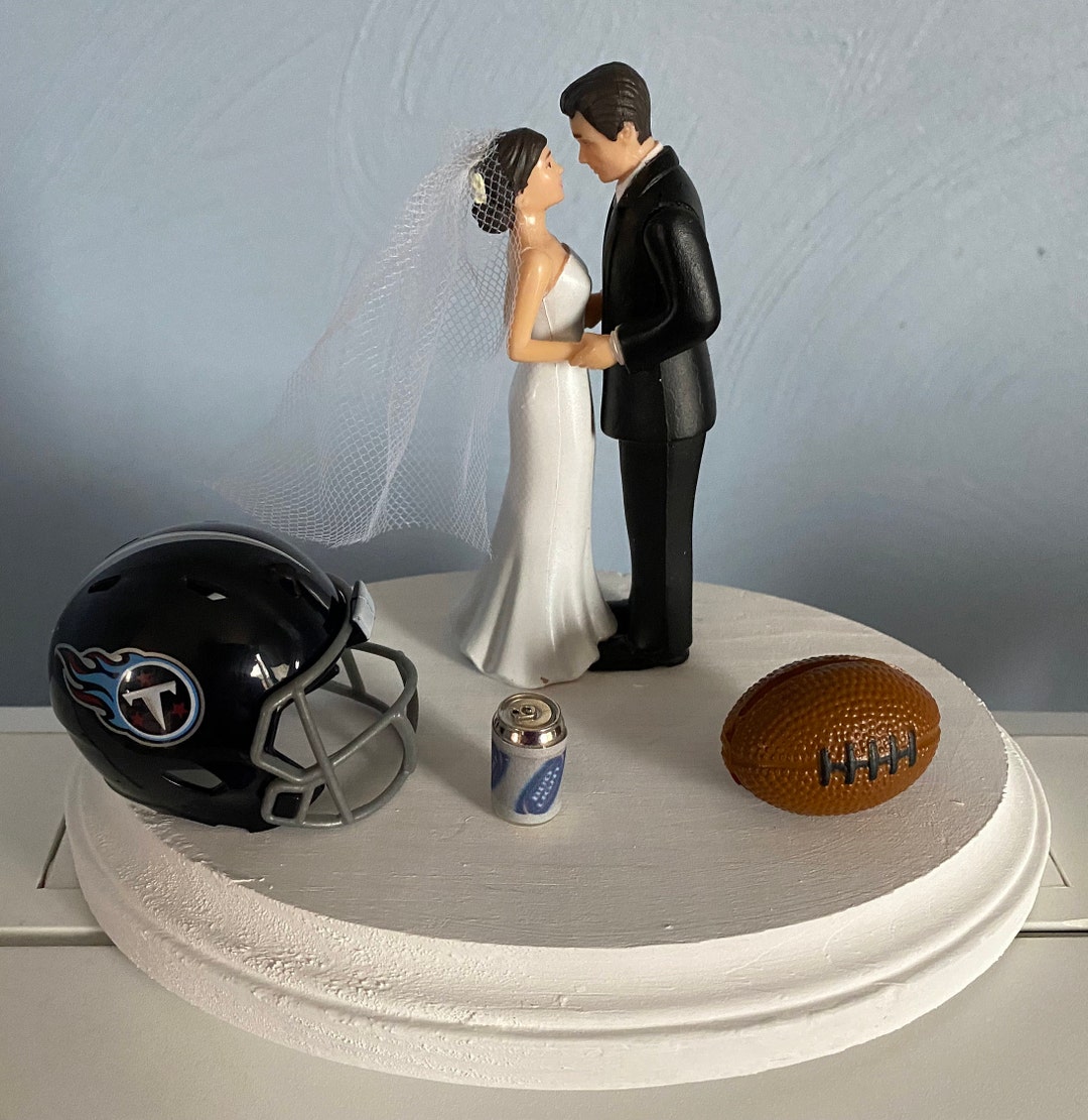 TENNESSEE TITANS Cake Topper Bridal Funny Humorous Wedding Day ...