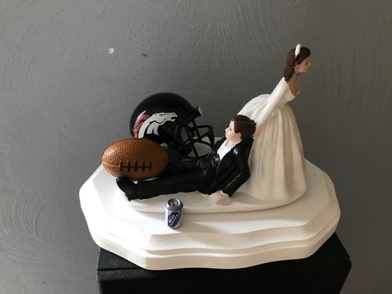 Denver Broncos Cake Topper Bridal Funny Humorous Wedding Day - Etsy