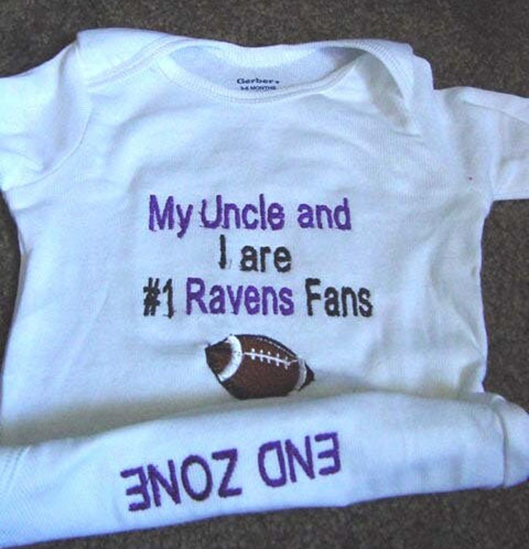 Baltimore Ravens Fan Football Baby Infant Newborn Creeper and Hat Set ...