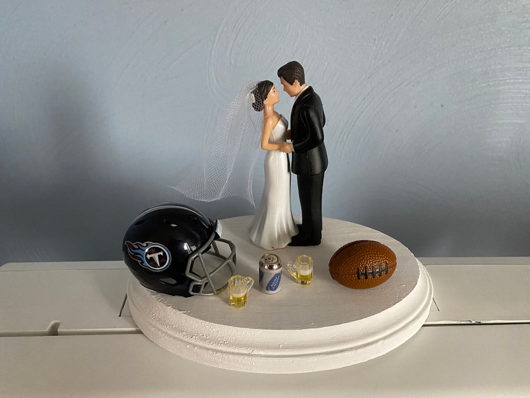 TENNESSEE TITANS Cake Topper Bridal Funny Humorous Wedding Day ...