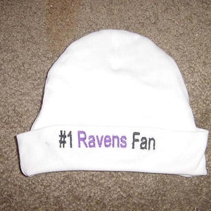 Baltimore Ravens Fan Football Baby Infant Newborn Creeper and Hat Set ...