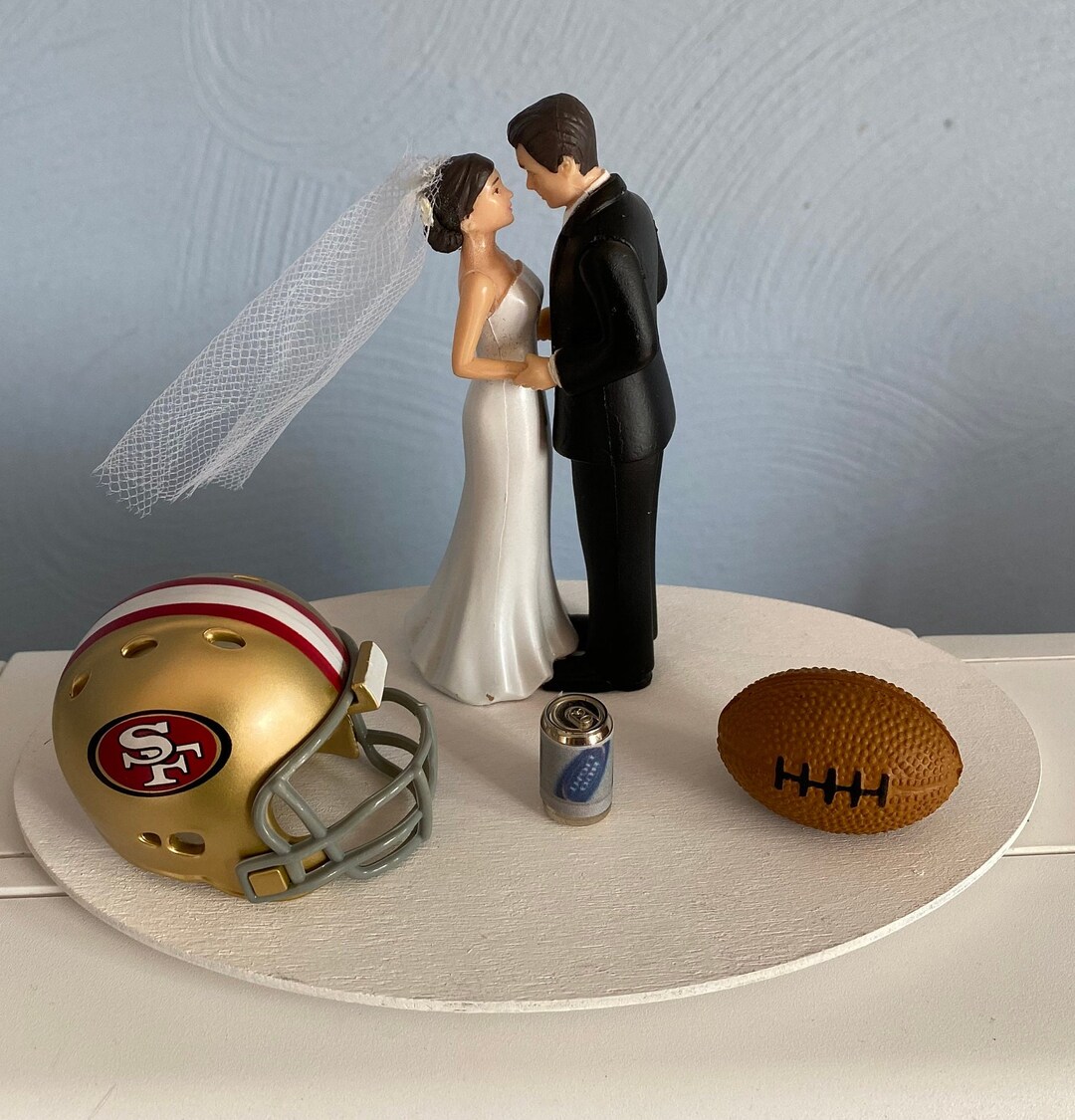 San Francisco 49ers Cake Topper Bridal Funny Humorous Wedding Day ...