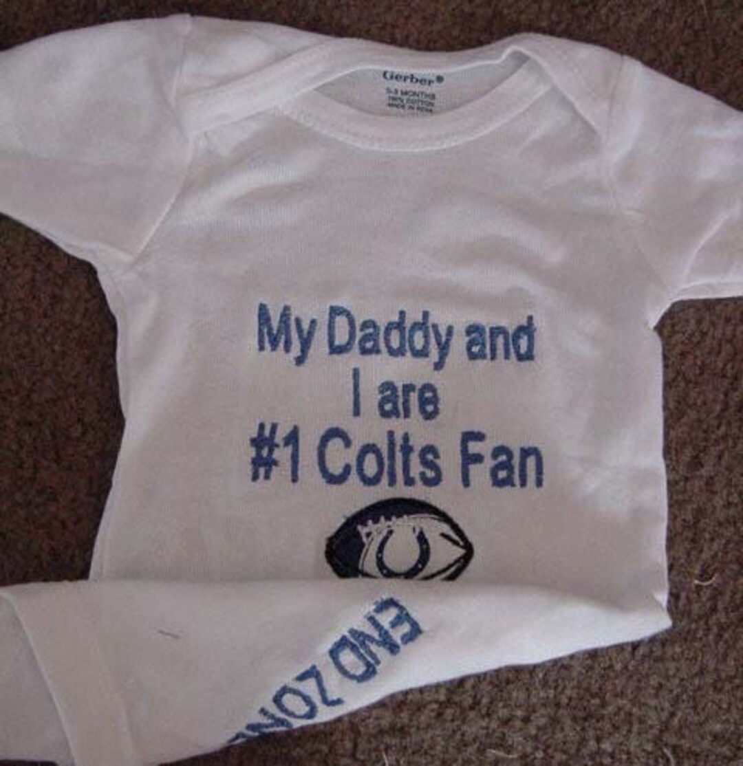 Indianapolis Colts Fan Football Baby Infant Newborn Creeper ...