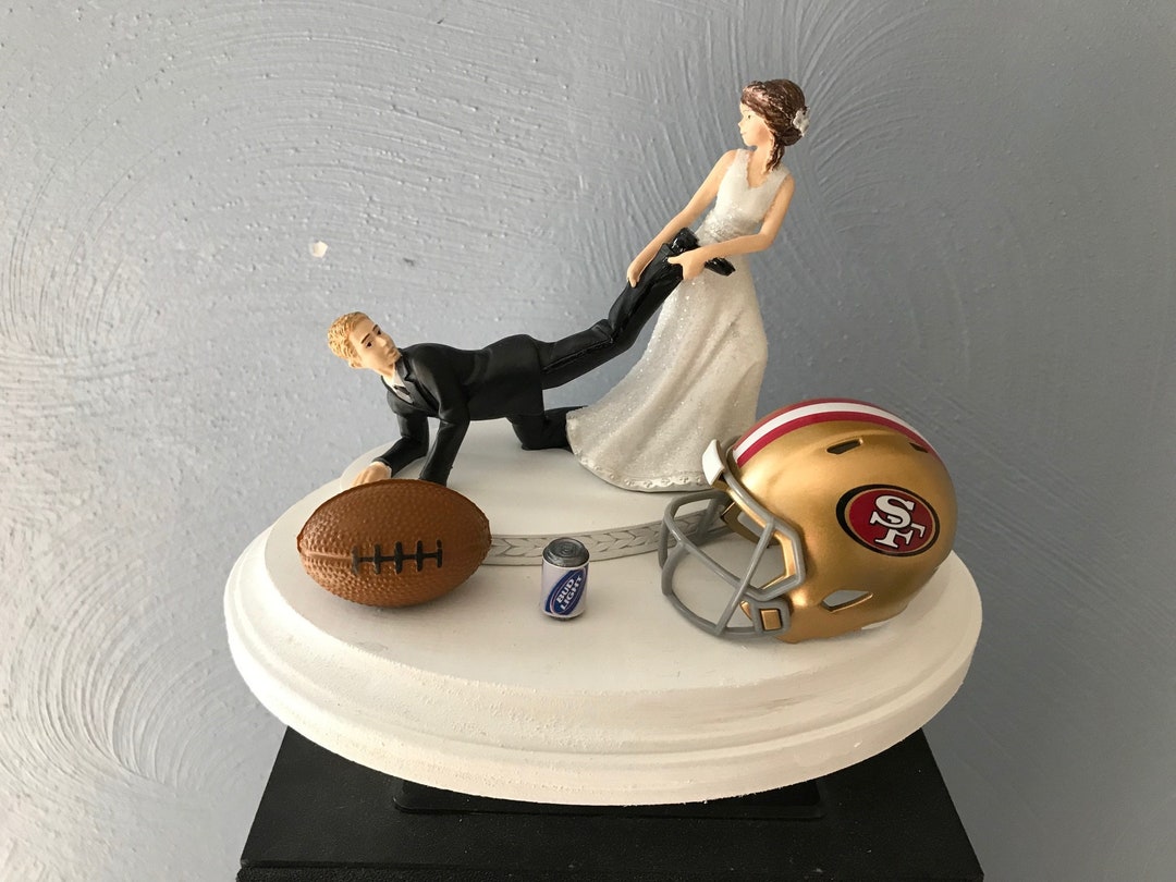San Francisco 49ers Cake Topper Bridal Funny Humorous Wedding - Etsy