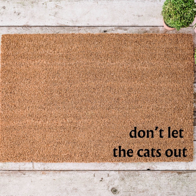 Cat Door Mats Outdoor - Etsy