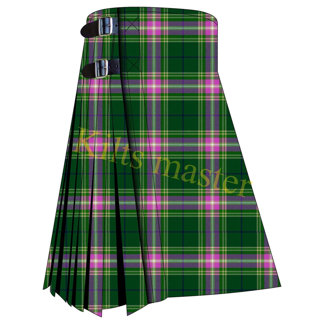 Handmade Scottish Clan Gallagher Tartan Kilt: Traditional Highland 8 ...