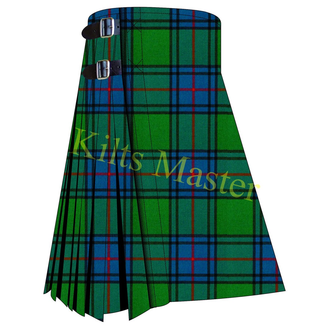 Handmade Clan Shaw Ancient Tartan Kilt: Traditional Highland 8-yard ...