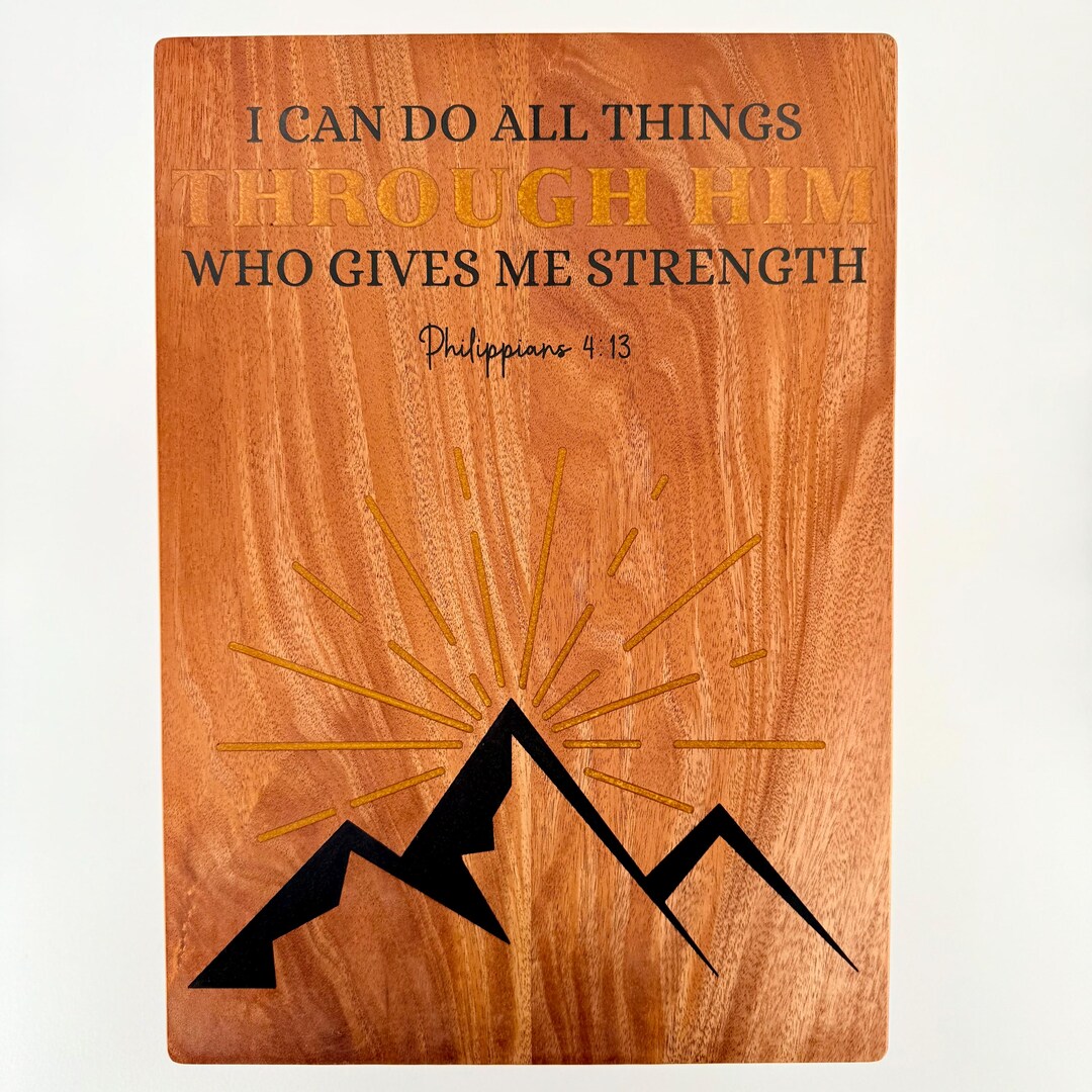 Bible Verse Engraved Scripture Quote Christian Gift Ideas Religous Home ...