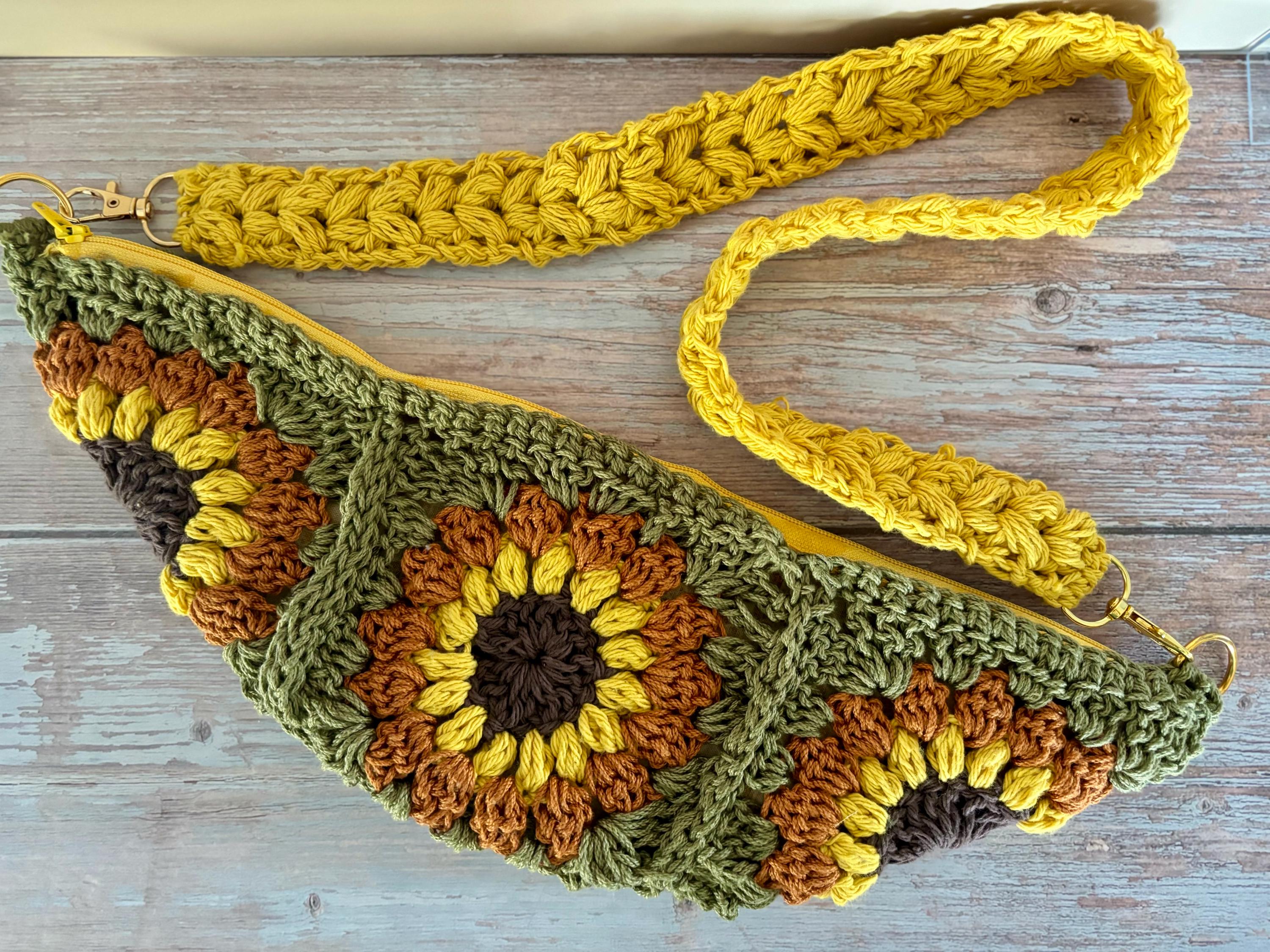 Crochet Crossbody Bum Bag - Etsy