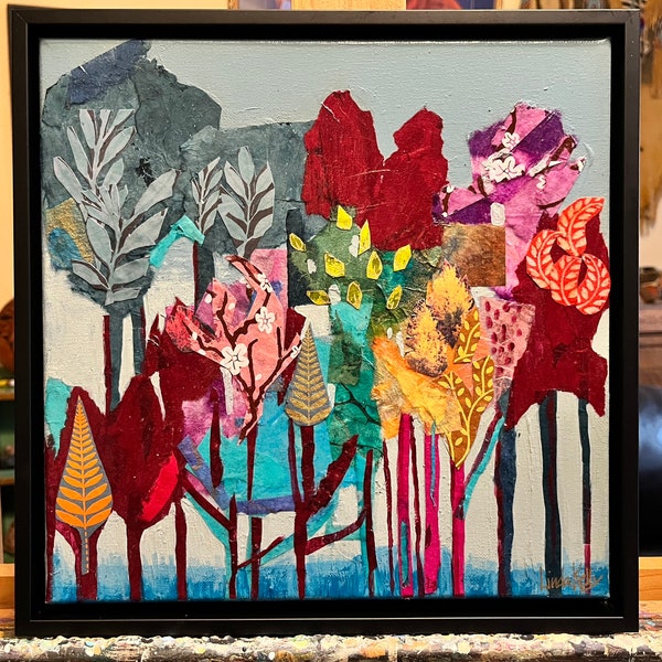 Mixed Media Canvas - Etsy