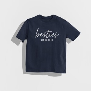 Personalized Besties Since Shirt, Custom Best Friends Shirt, Besties ...