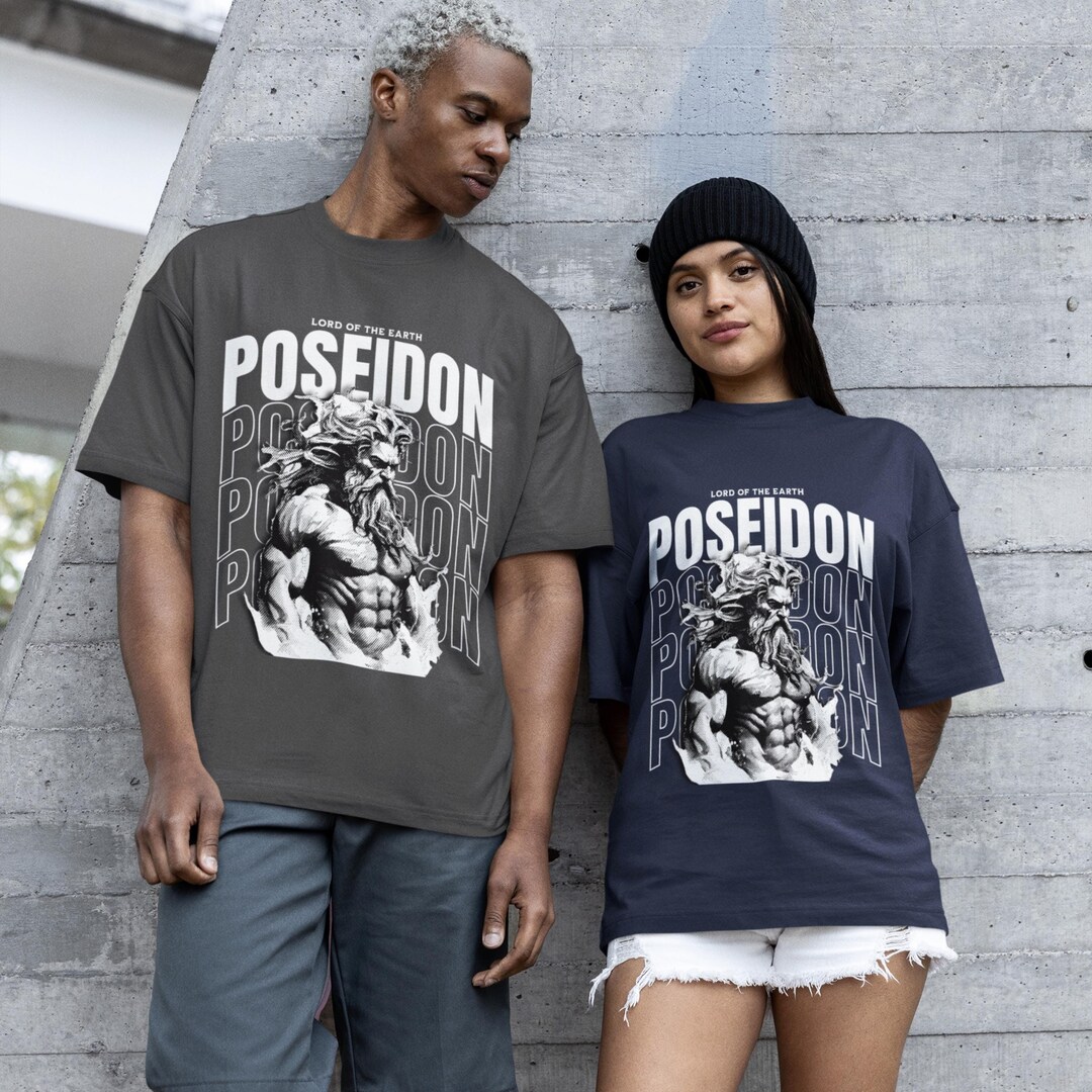 Poseidon T-shirt Unisex Greek Mythology Shirt Vintage Poseidon Shirt ...
