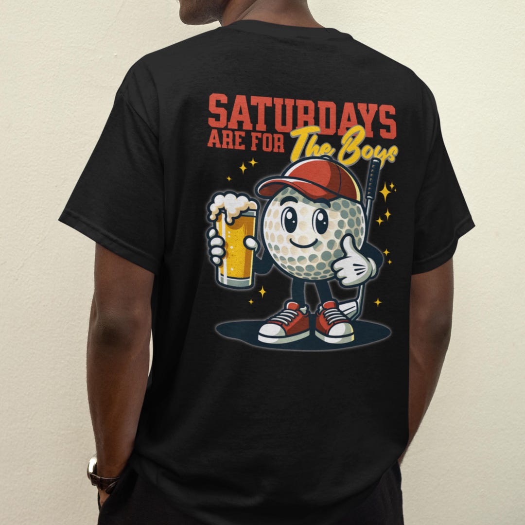 Saturdays Are for the Boys Golf T-shirt, Golf Shirt, Golf Lover Shirt ...