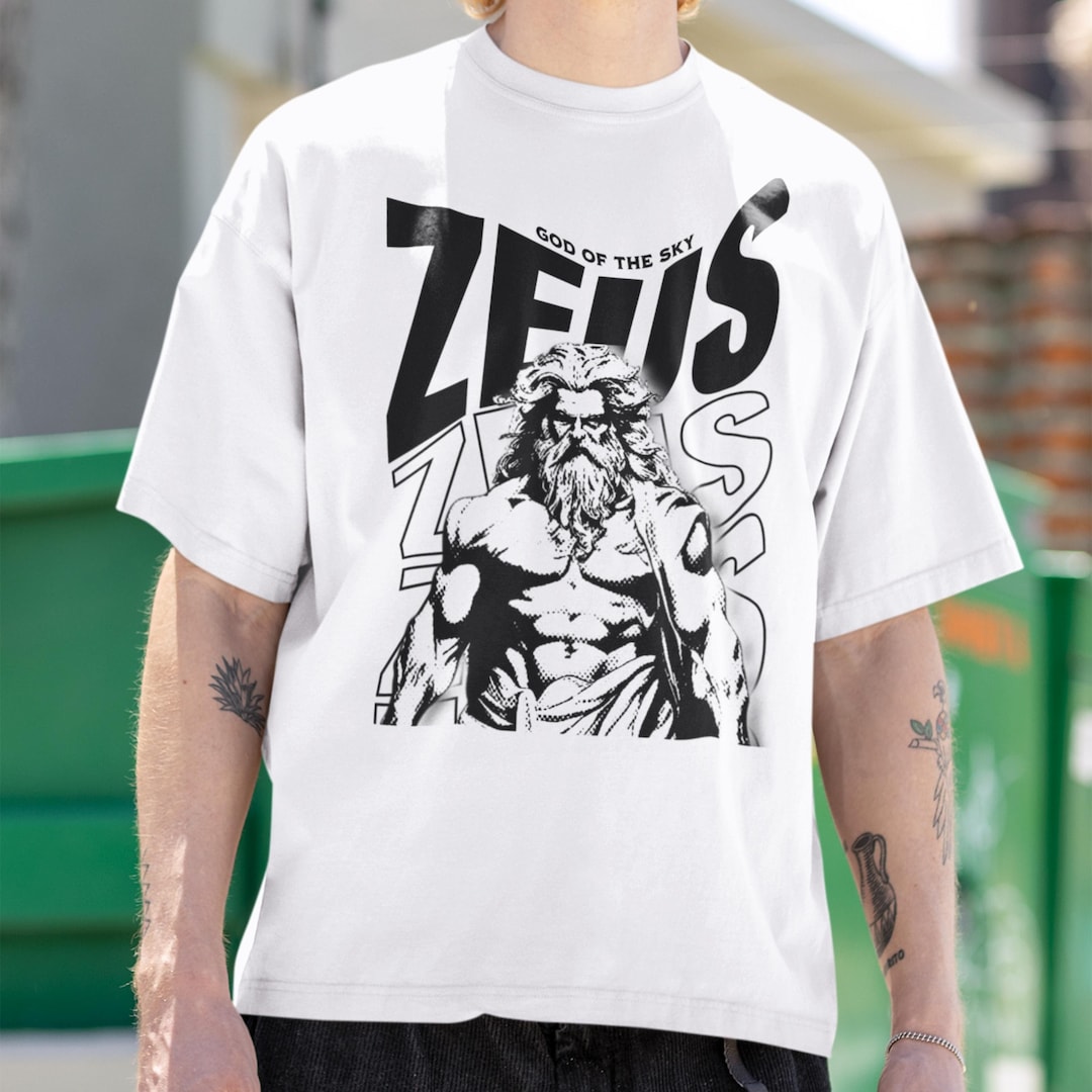 Zeus Shirt Unisex Zeus God of Lightning Shirt, Greek God Shirt, Greek ...