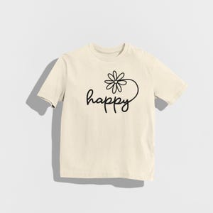 Happy Tshirt, Choose Happy Shirt, Womens Shirt, Happy Shirt, Positive ...