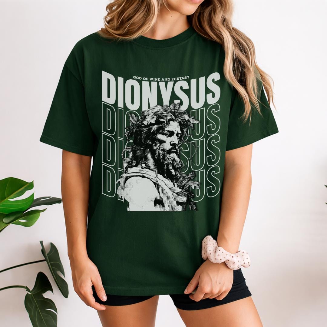 Dionysus Shirt, Mythology Shirt, Academia Clothing, Greek Mythology ...