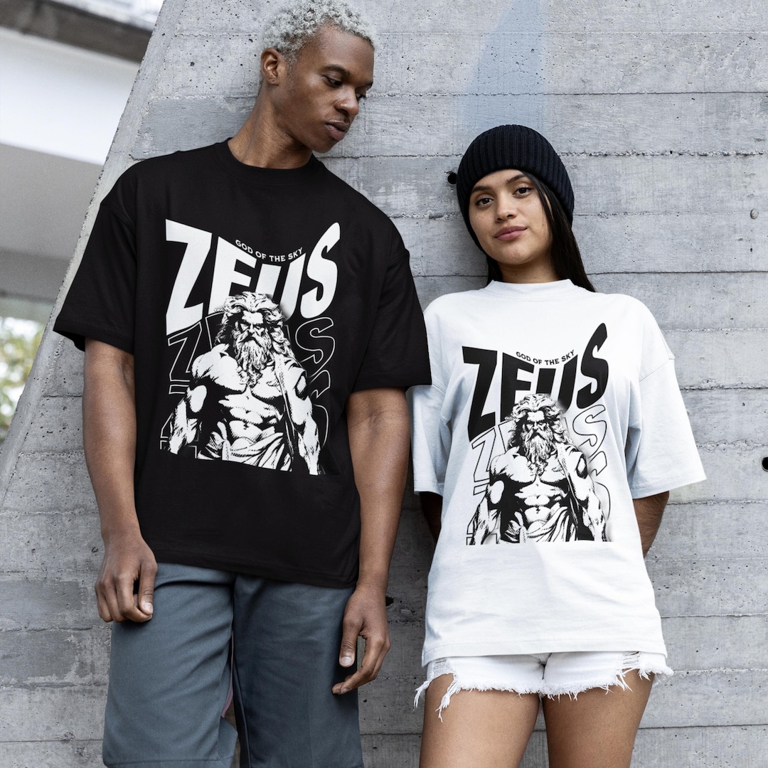 Zeus Shirt Unisex Zeus God of Lightning Shirt, Greek God Shirt, Greek ...
