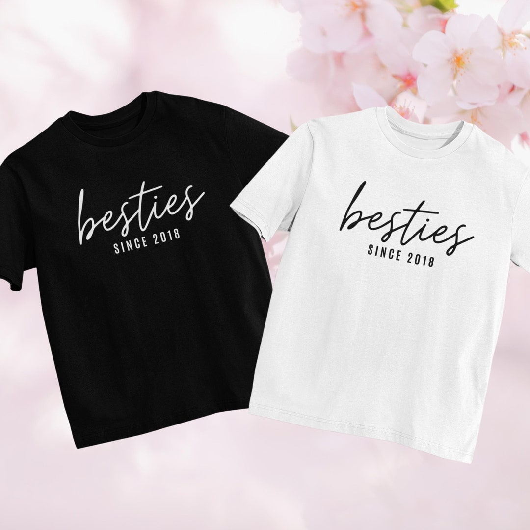 Personalized Besties Since Shirt, Custom Best Friends Shirt, Besties ...