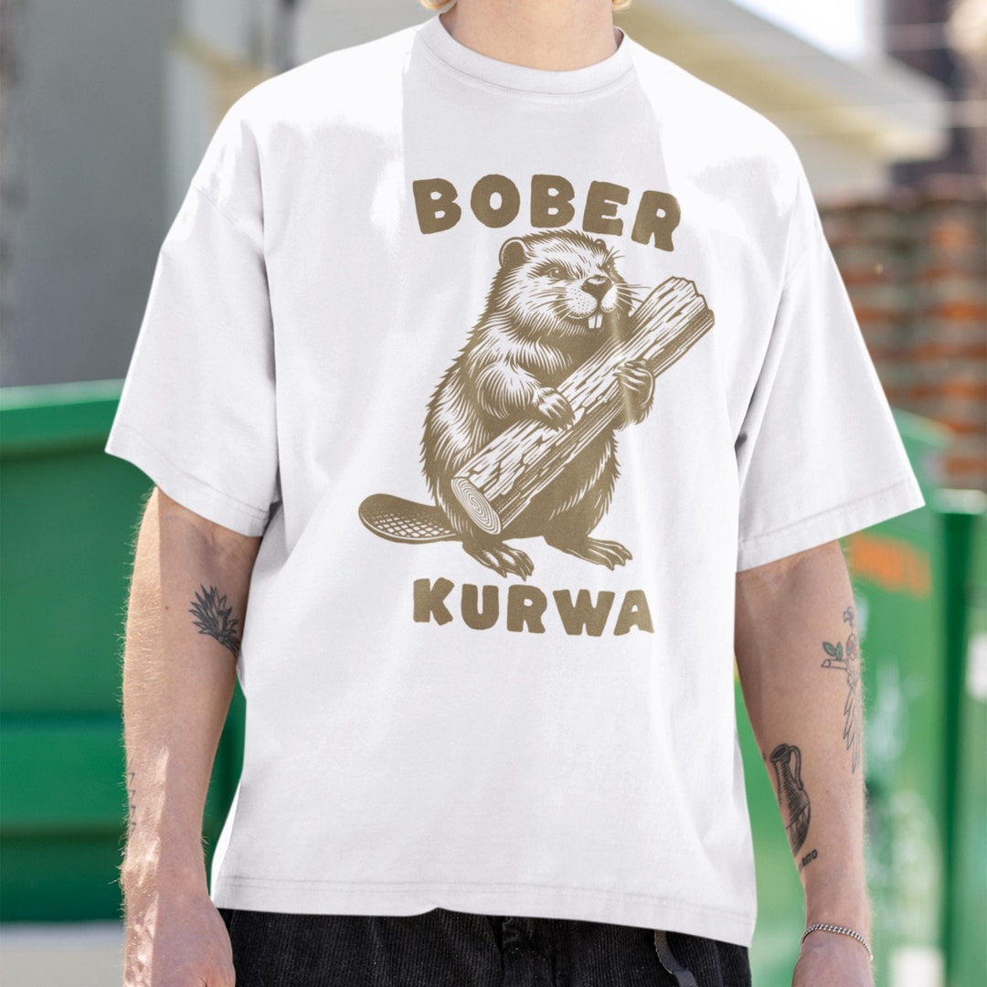 Bober Meme Vintage Style Graphic Unisex Shirt, Beaver Funny Retro Tee ...