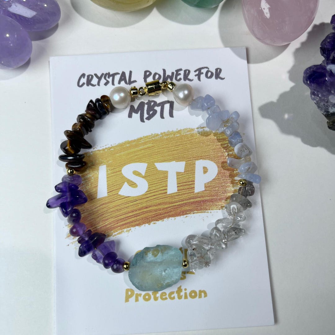 MBTI Crystal Energy Bracelet/ SP Type Personality/yellow Group/energy ...